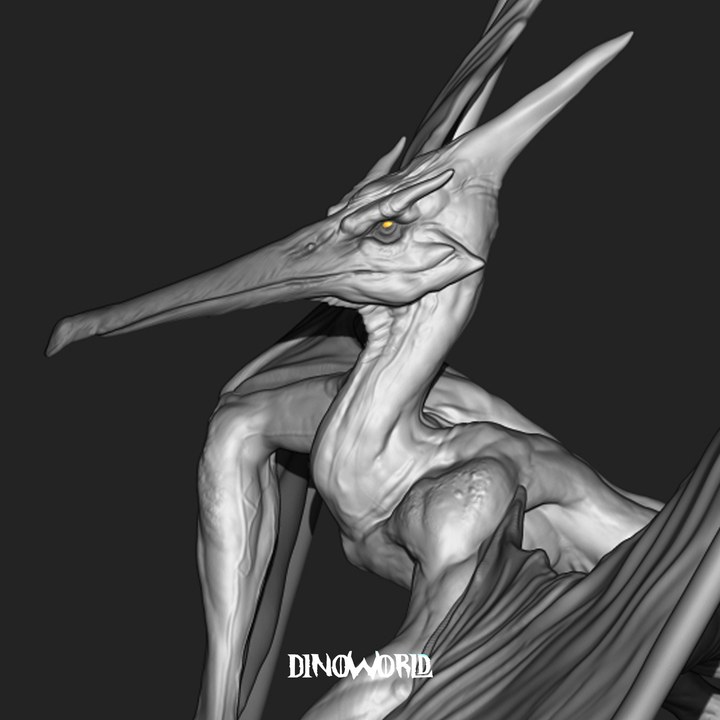 3D Printable pterodactyl evolution by Dinoworld