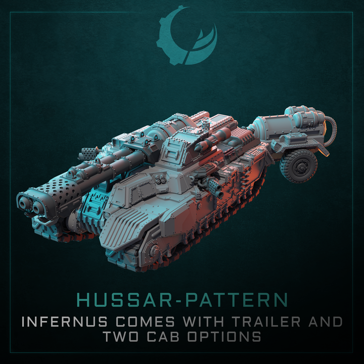 3D Printable Hussar-Pattern Heavy Tank by Maelstrom Designworks