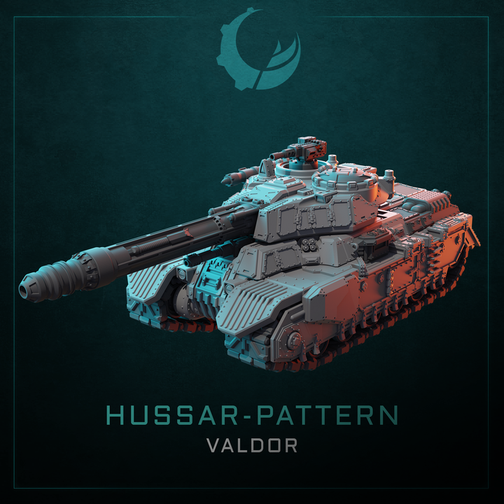 3D Printable Hussar-Pattern Heavy Tank by Maelstrom Designworks