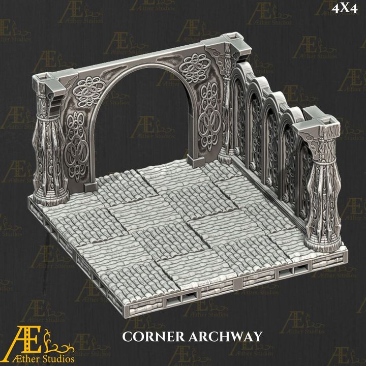 3D Printable AEEAST10 – Temple of the Jade Serpent by Aether Studios