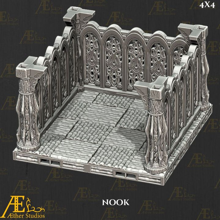 3D Printable AEEAST10 – Temple of the Jade Serpent by Aether Studios