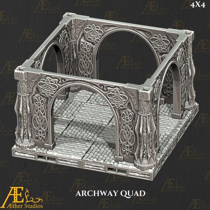 3D Printable AEEAST10 – Temple of the Jade Serpent by Aether Studios