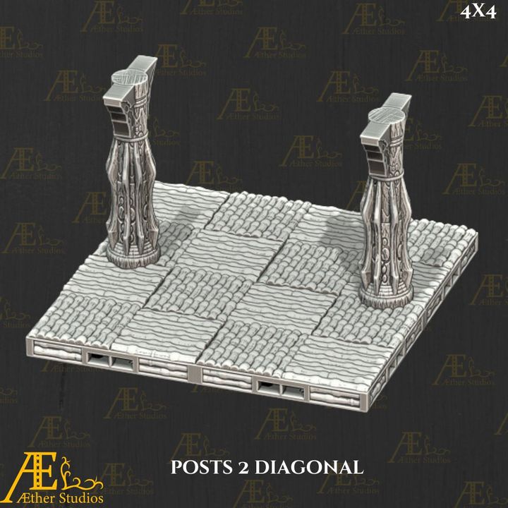 3D Printable AEEAST10 – Temple of the Jade Serpent by Aether Studios