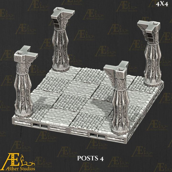 3D Printable AEEAST10 – Temple of the Jade Serpent by Aether Studios