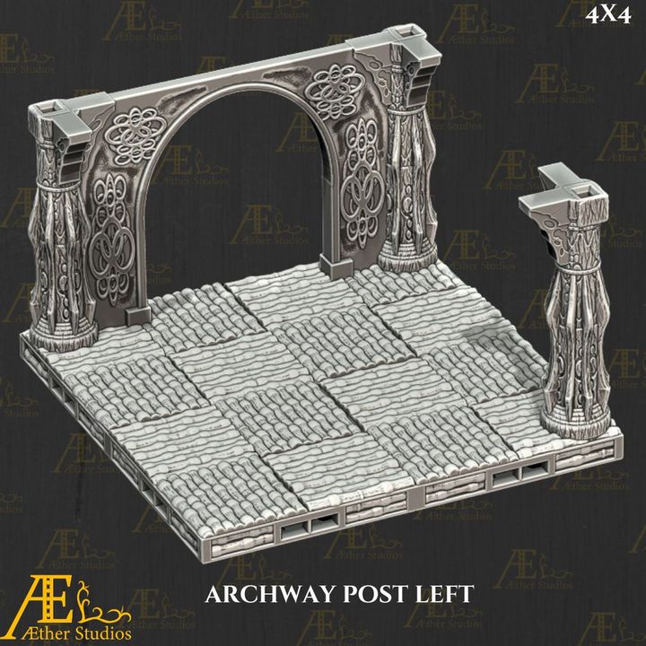 3D Printable AEEAST10 – Temple of the Jade Serpent by Aether Studios