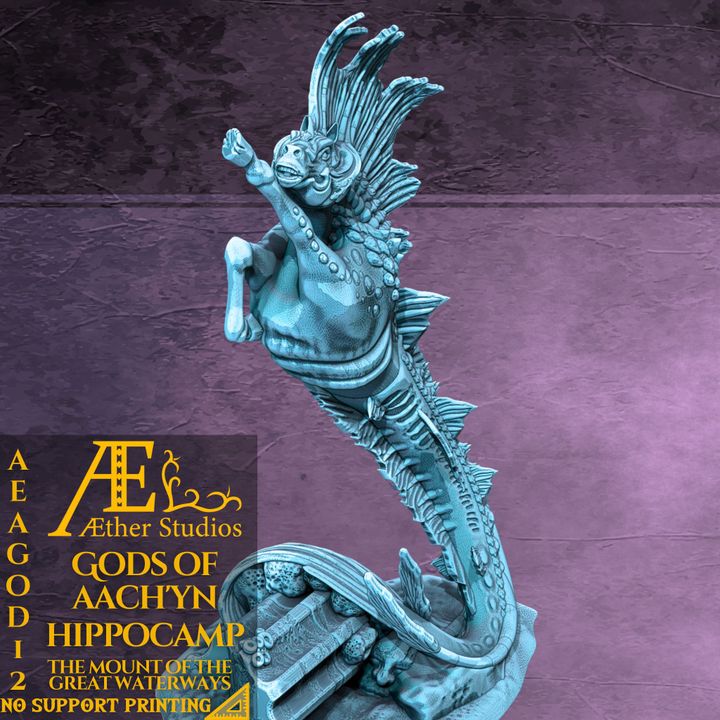 3D Printable AEAGOD12 – Hippocamp by Aether Studios