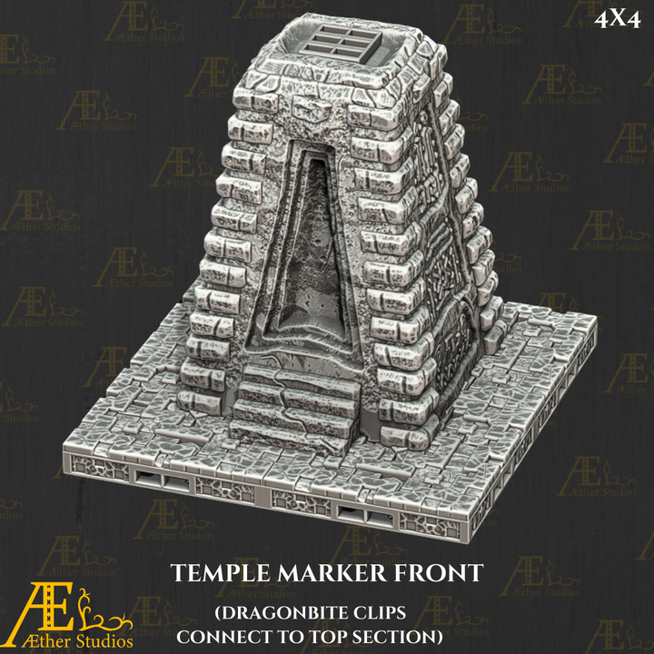 3D Printable AEAZNK02 – Temple Mounts by Aether Studios