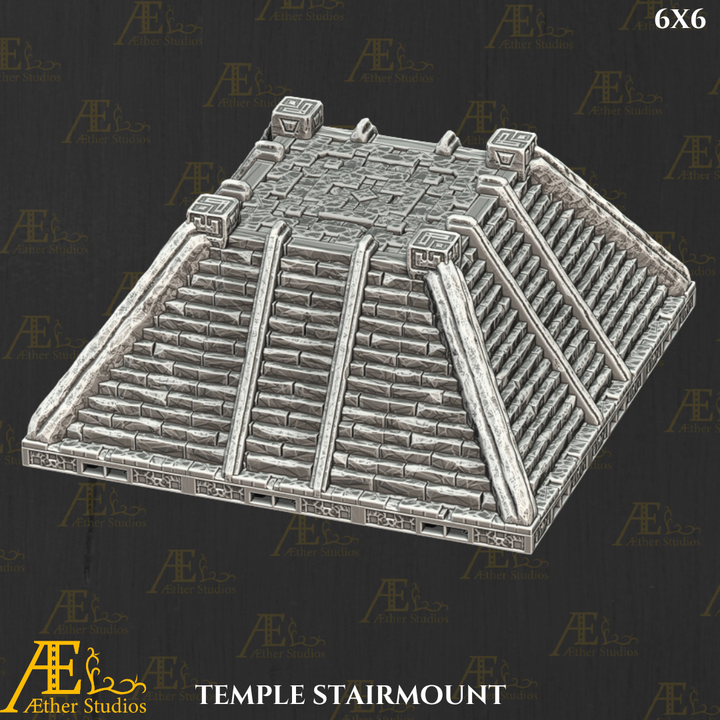3D Printable AEAZNK02 – Temple Mounts by Aether Studios