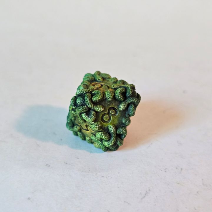 3D Printable Snake Dice DnD Set by Zephrens 3D Productions (Dice)