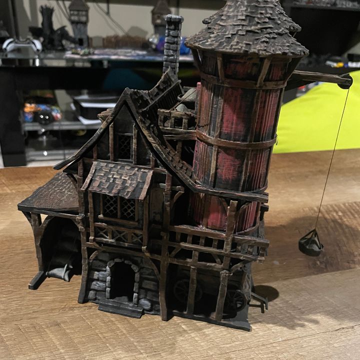 3D Print of Medieval Grain Silo - Tabletop Terrain - 28 MM by ...