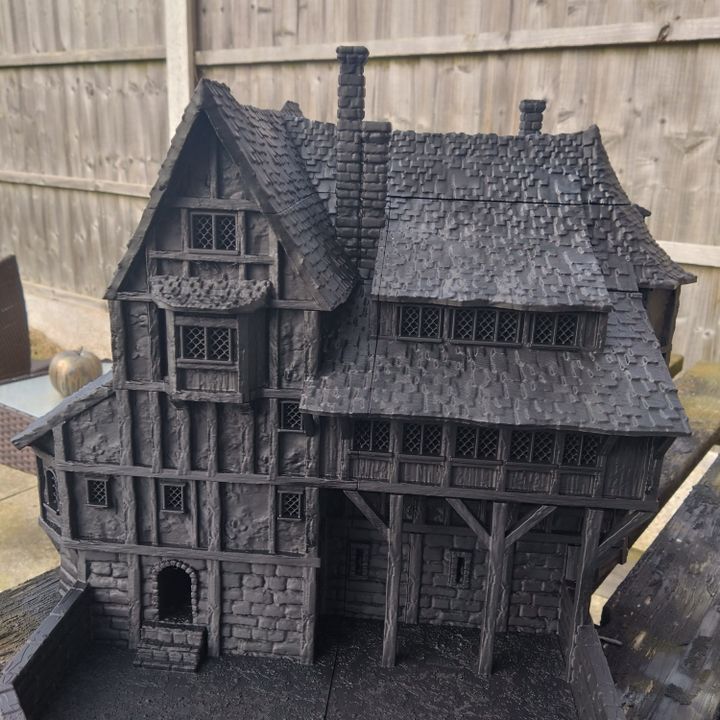 3D Print of Engineer Guild House - Tabletop Terrain - 28 MM by jameswaddell