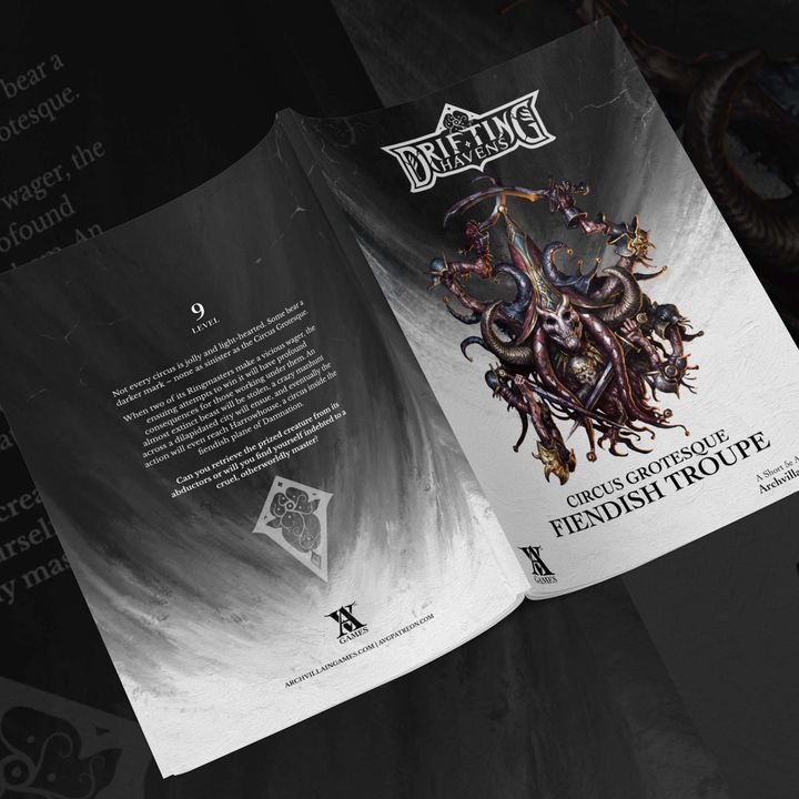 3D Printable Archvillain Adventures - Circus Grotesque - Fiendish ...