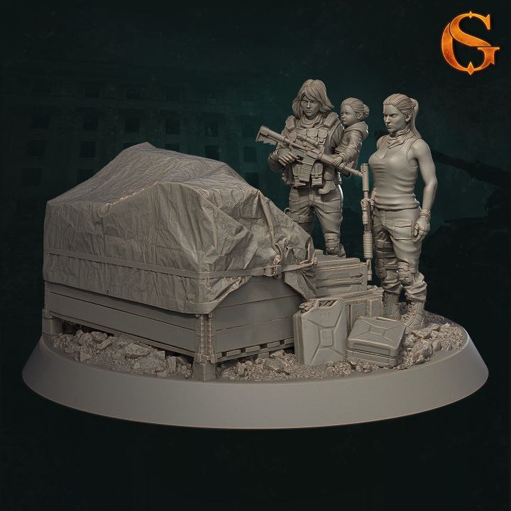 3D Printable Diorama - Demonic Incursion in Kharkiv | Pre-Supported by ...
