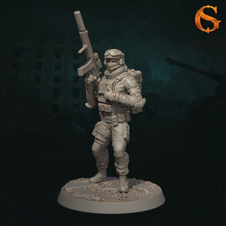 3D Printable Diorama - Demonic Incursion in Kharkiv | Pre-Supported by ...