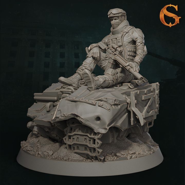 3D Printable Diorama - Demonic Incursion in Kharkiv | Pre-Supported by ...