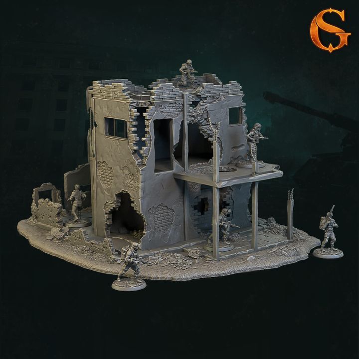 3D Printable Diorama - Demonic Incursion in Kharkiv | Pre-Supported by ...