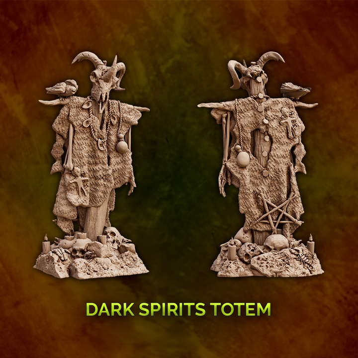 3D Printable Dark Spirits Totem by Artificers_Mini
