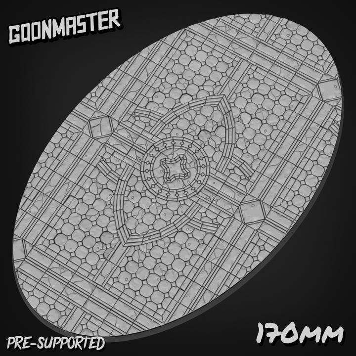 3D Printable Gothic Tile Base Set by Goon Master
