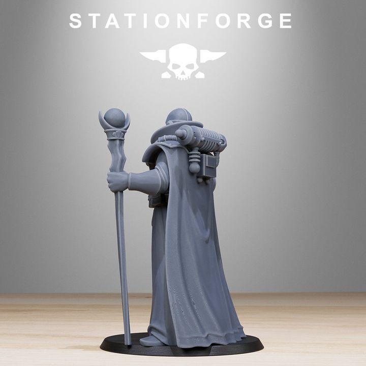3D Printable GrimCorp Elder by Station Forge