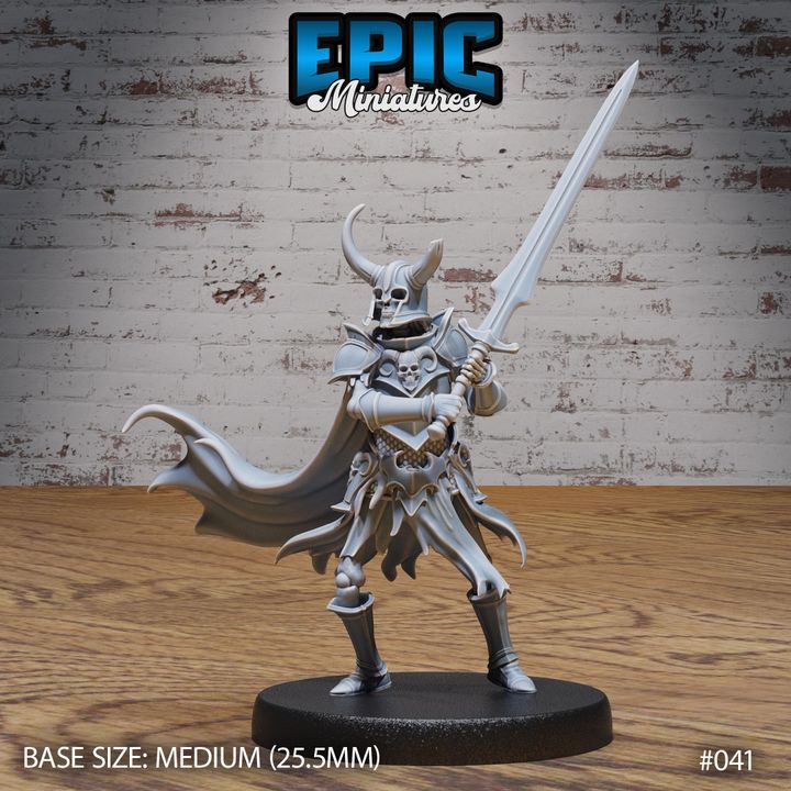 3D Printable Skeleton Army Longsword / Undead Soldier / Evil Skelet ...