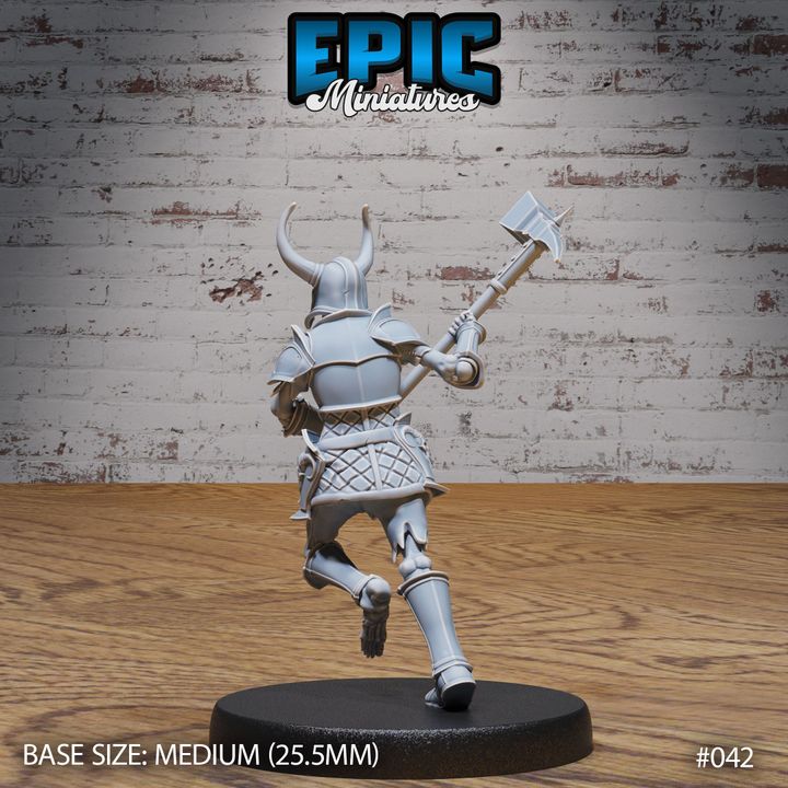 3D Printable Skeleton Army Set E / Undead Soldier / Evil Skelet Warrior ...