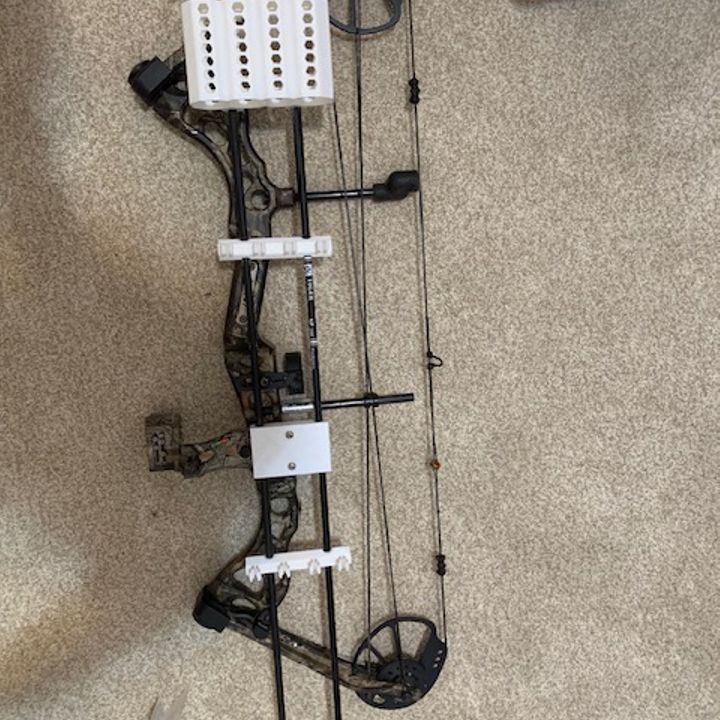 3D Printable Side Mounted Quiver by Brandon LiWang