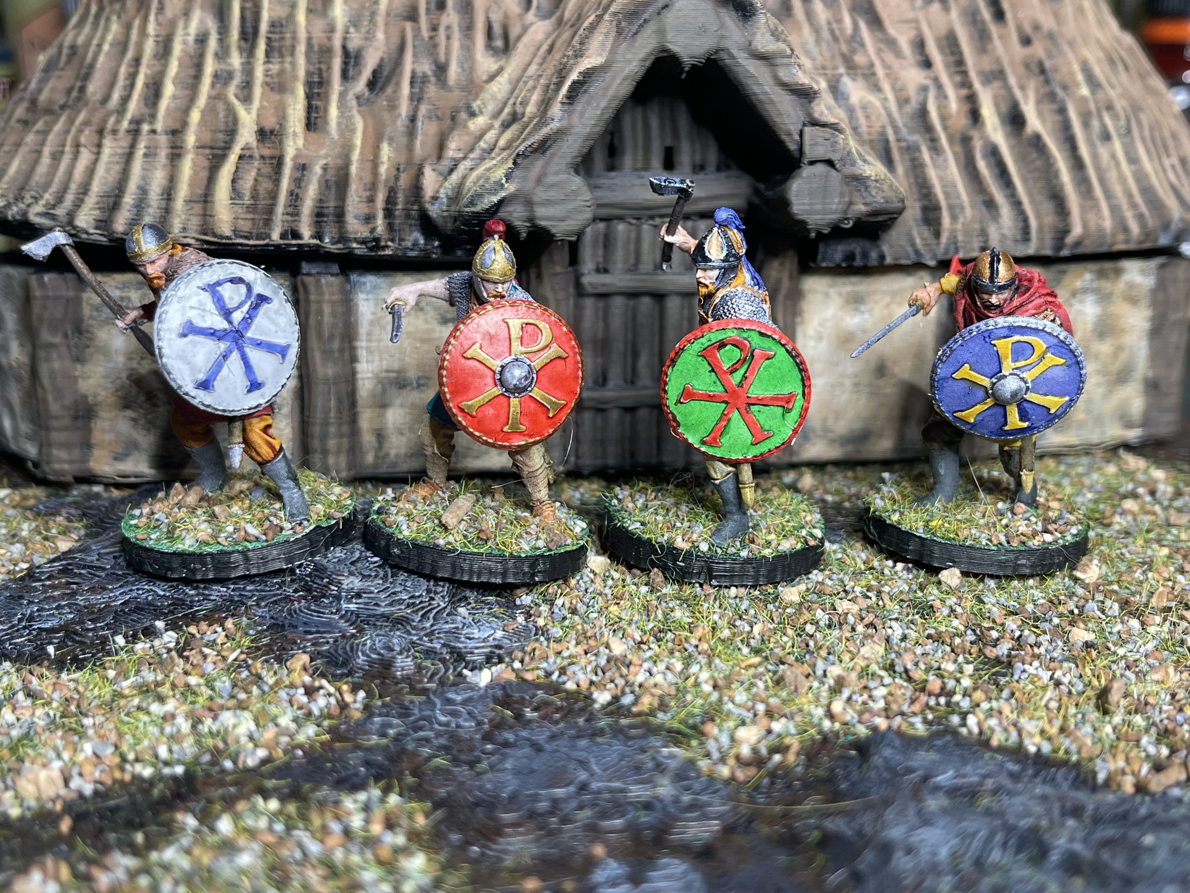 3D Printable Visigoths Asturians dismounted Set 1 by Reconquer Designs