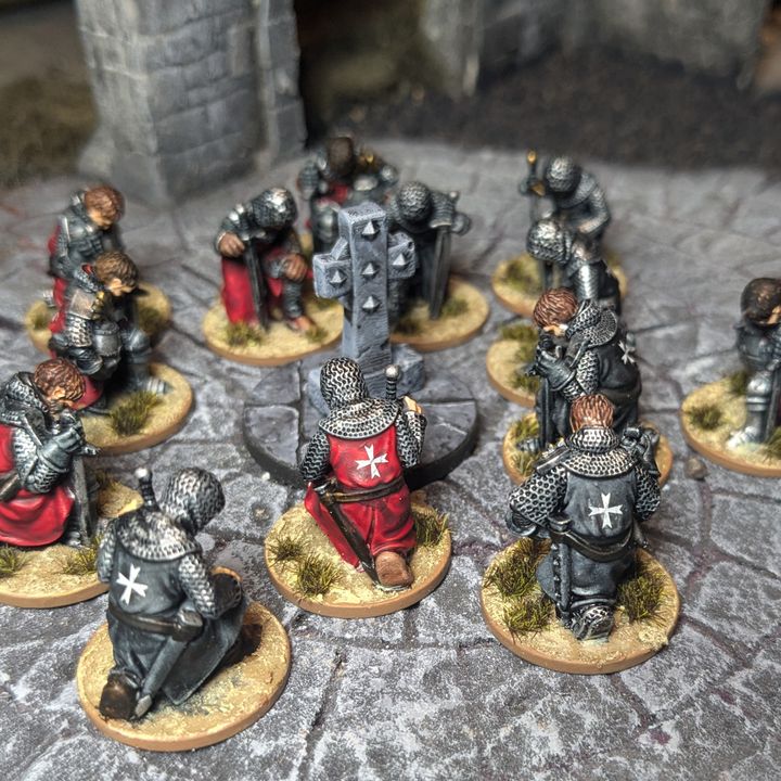 3D Print of Praying Knights by simonbargery