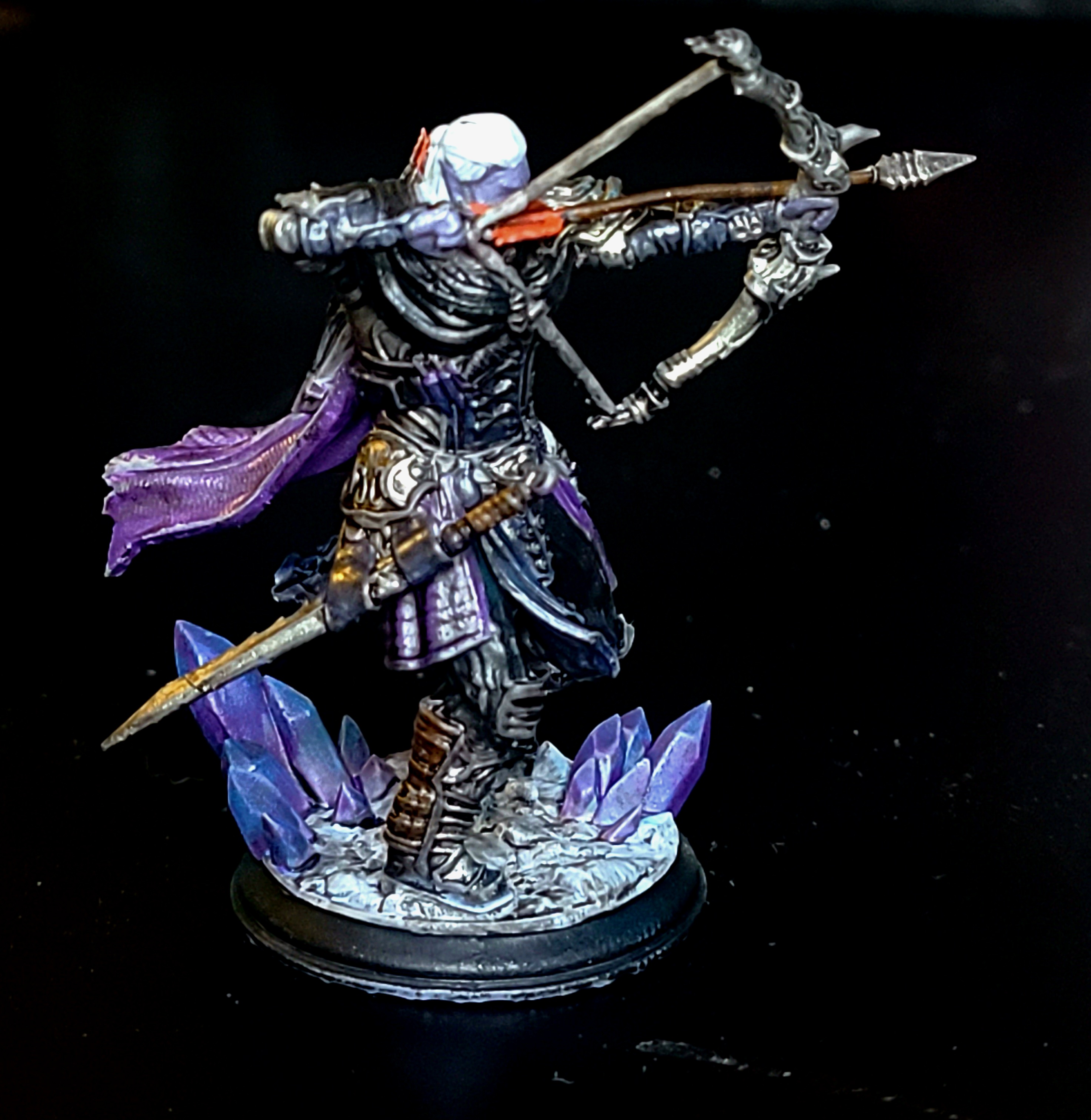 3D Printable Drow Ranger of the Underdark - Indua'ne Viverik by DM Stash