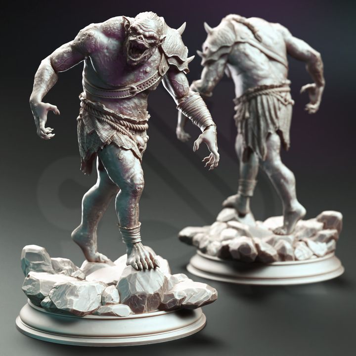 3D Printable Trogg Cannibals (Trio Bundle) by DM Stash