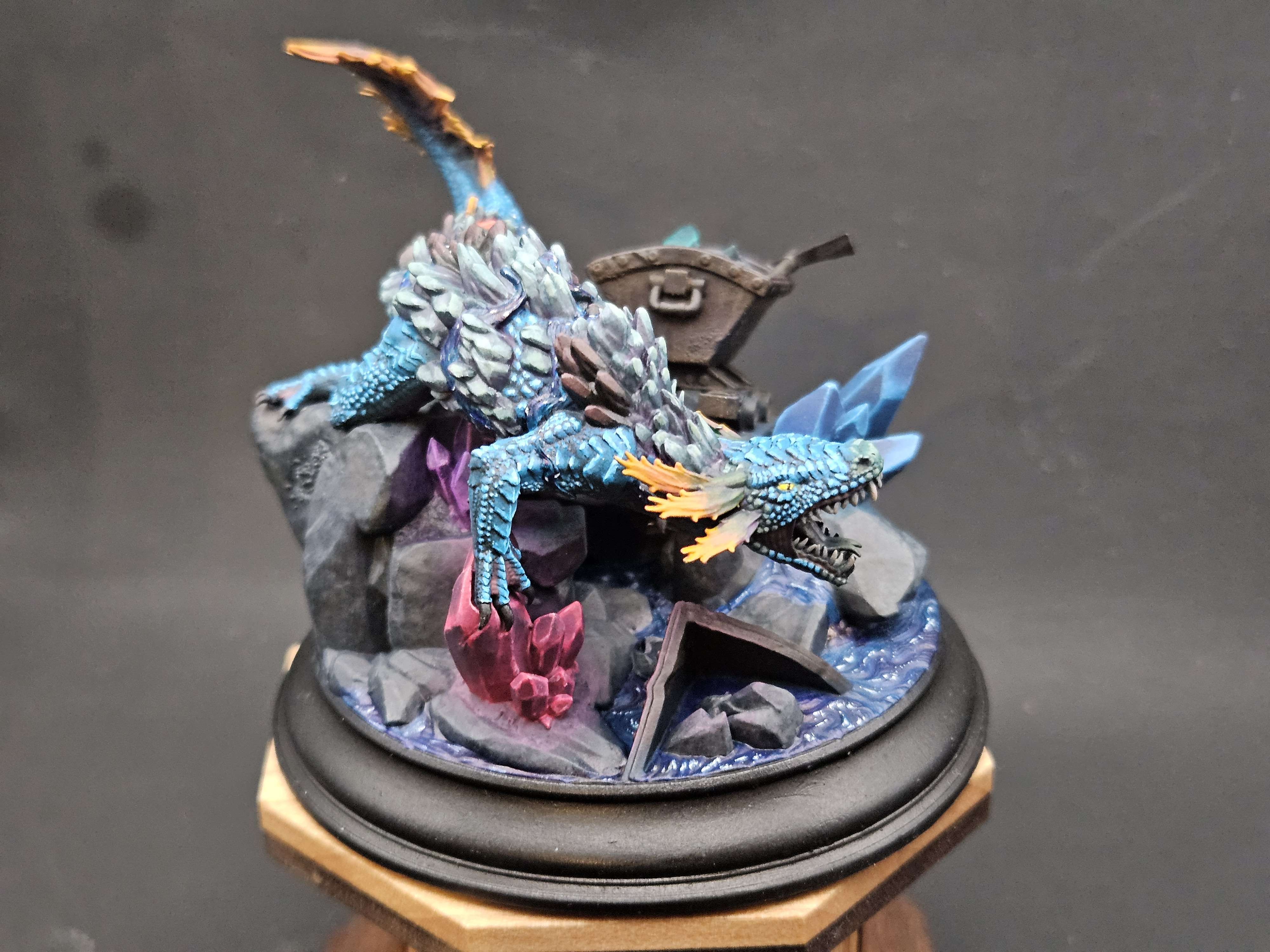 3D Printable Lava Elemental Salamander by DM Stash