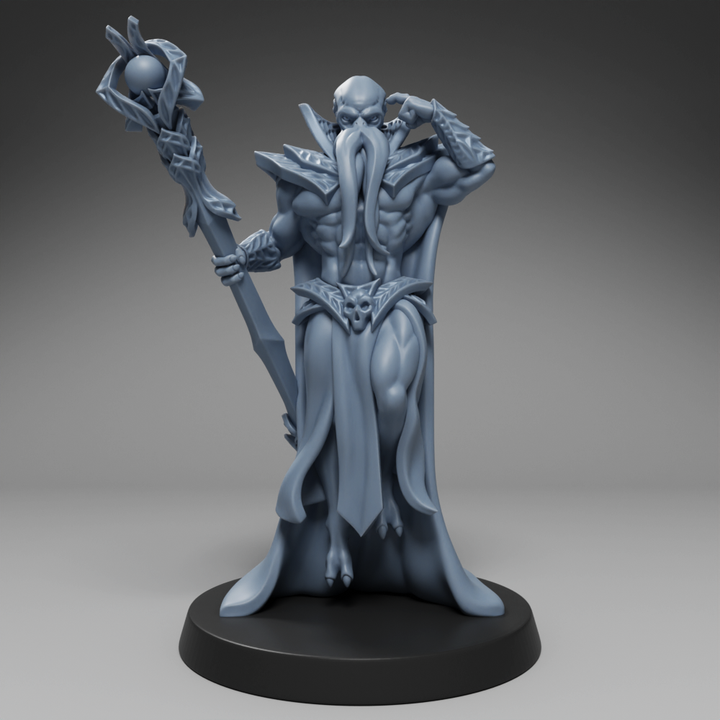 3D Printable Floating mindflayer by Built Bird