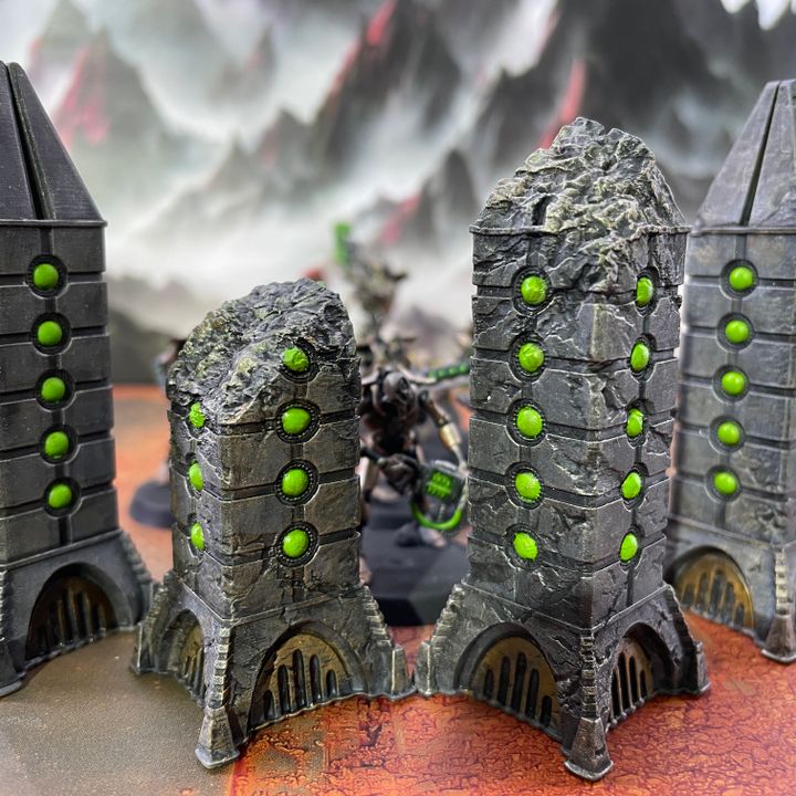 3D Printable STL file War Game Terrain Obelisk Necron WARHAMMER by ...