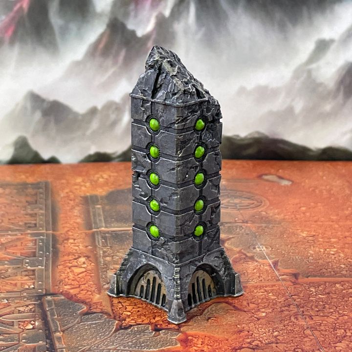 3D Printable STL file War Game Terrain Obelisk Necron WARHAMMER by ...
