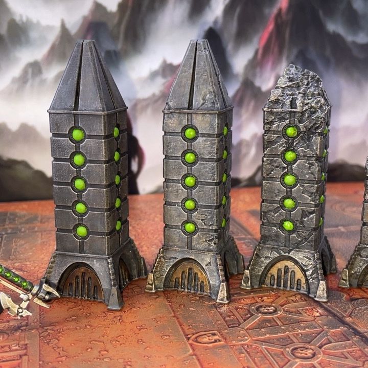 3D Printable STL file War Game Terrain Obelisk Necron WARHAMMER by ...