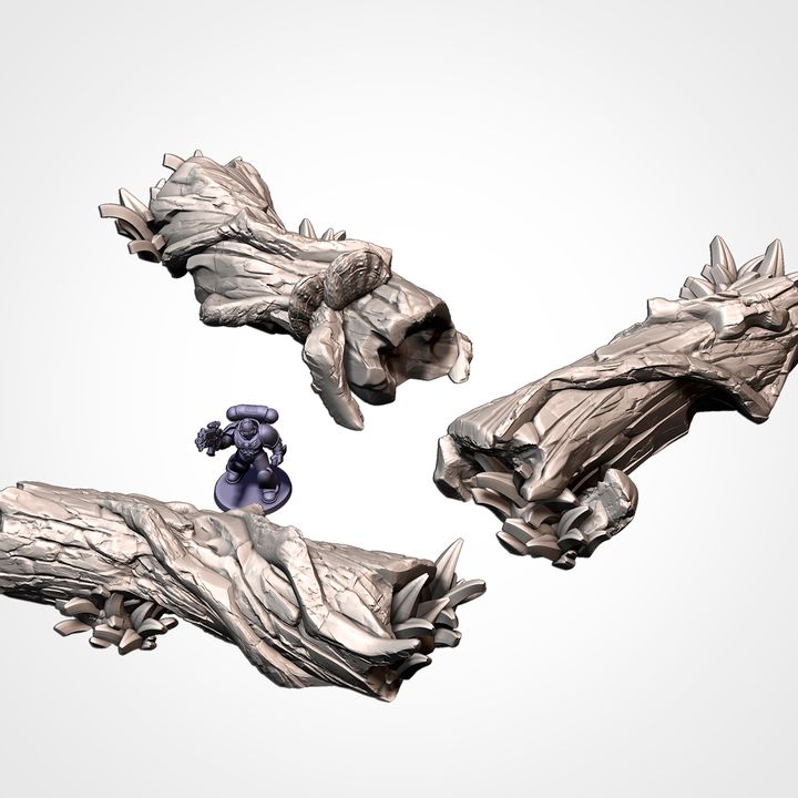 3D Printable MODULAR GIANT TREES by Txarli Factory