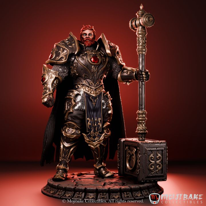 3D Printable Garreth Steelheart by Mojibake Collectibles