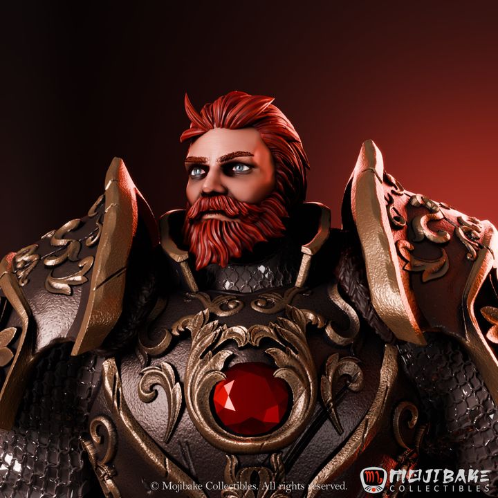 3D Printable Garreth Steelheart by Mojibake Collectibles