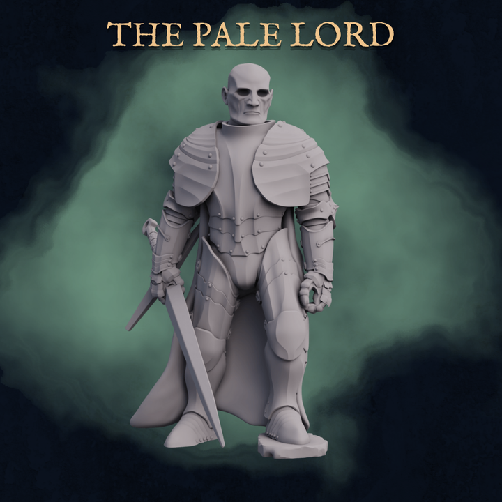 3D Printable The Pale Lord by vector.miniatures