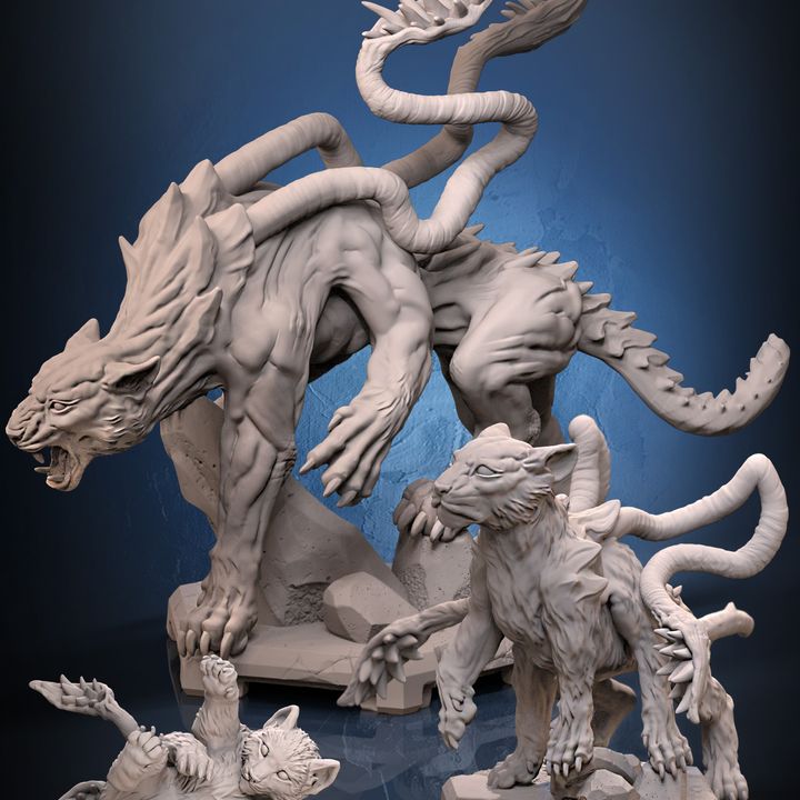3D Printable Beasts by Dragun Studios