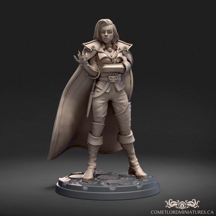 3D Printable Rhea, Aberrant Sorcerer by Comet Lord Miniatures