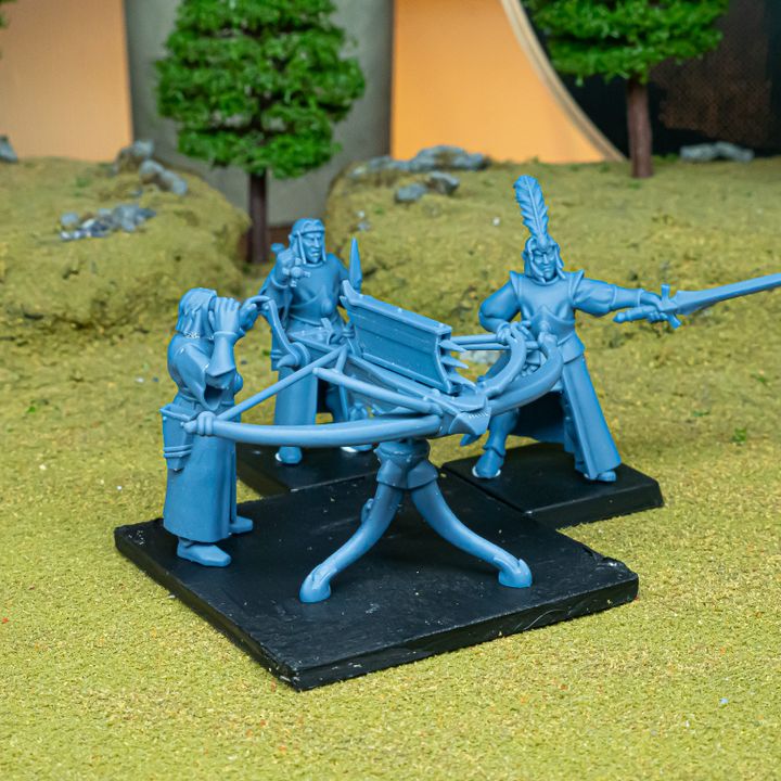 3D Printable Aegean Elves Ballista - Highlands Miniatures by Highlands ...