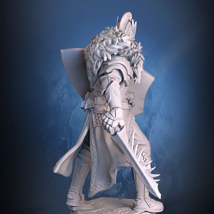 3D Printable Griff the Knight - Faraam Beast Set by Dragun Studios