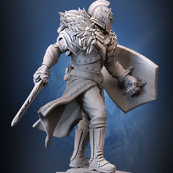 3D Printable Griff the Knight - Faraam Beast Set by Dragun Studios