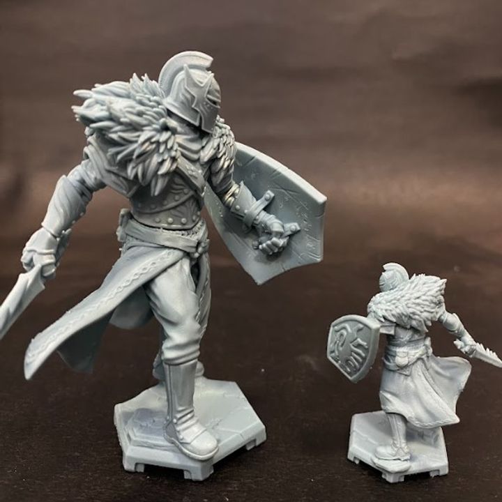 3D Printable Griff the Knight - Faraam Beast Set by Dragun Studios