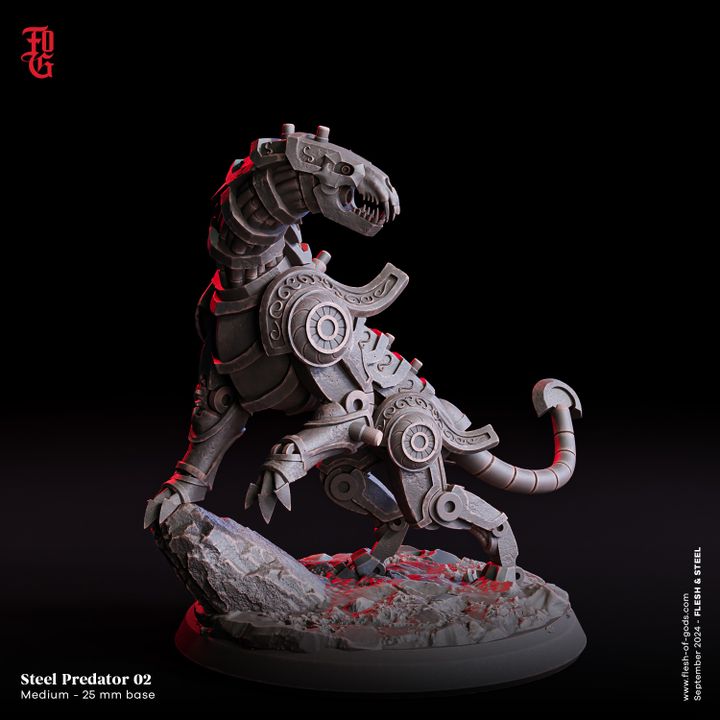 3D Printable Steel Predators by Flesh of Gods
