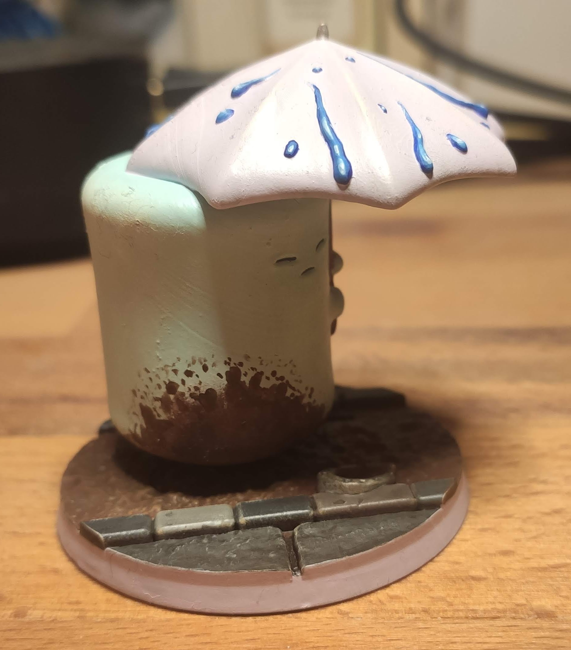 3D Printable Mallow in the Rain Miniature, Pre-Supported by Epics N Stuffs