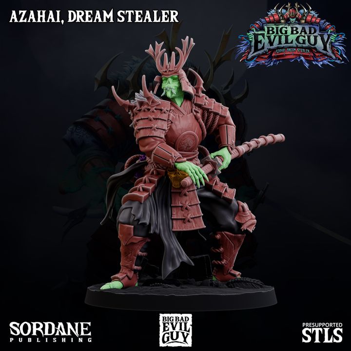 3D Printable Azahai, Dream Stealer by Big Bad Evil Guy
