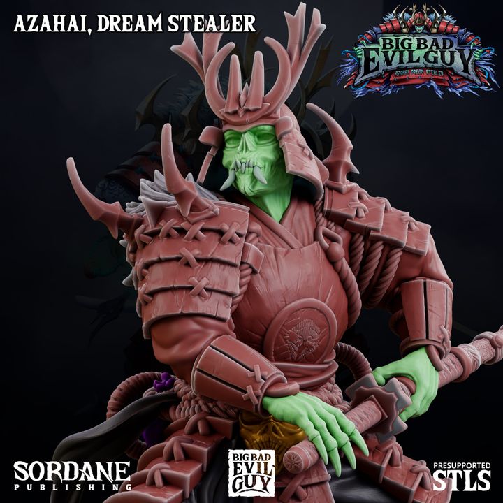 3D Printable Azahai, Dream Stealer by Big Bad Evil Guy