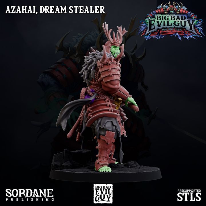 3D Printable Azahai, Dream Stealer by Big Bad Evil Guy